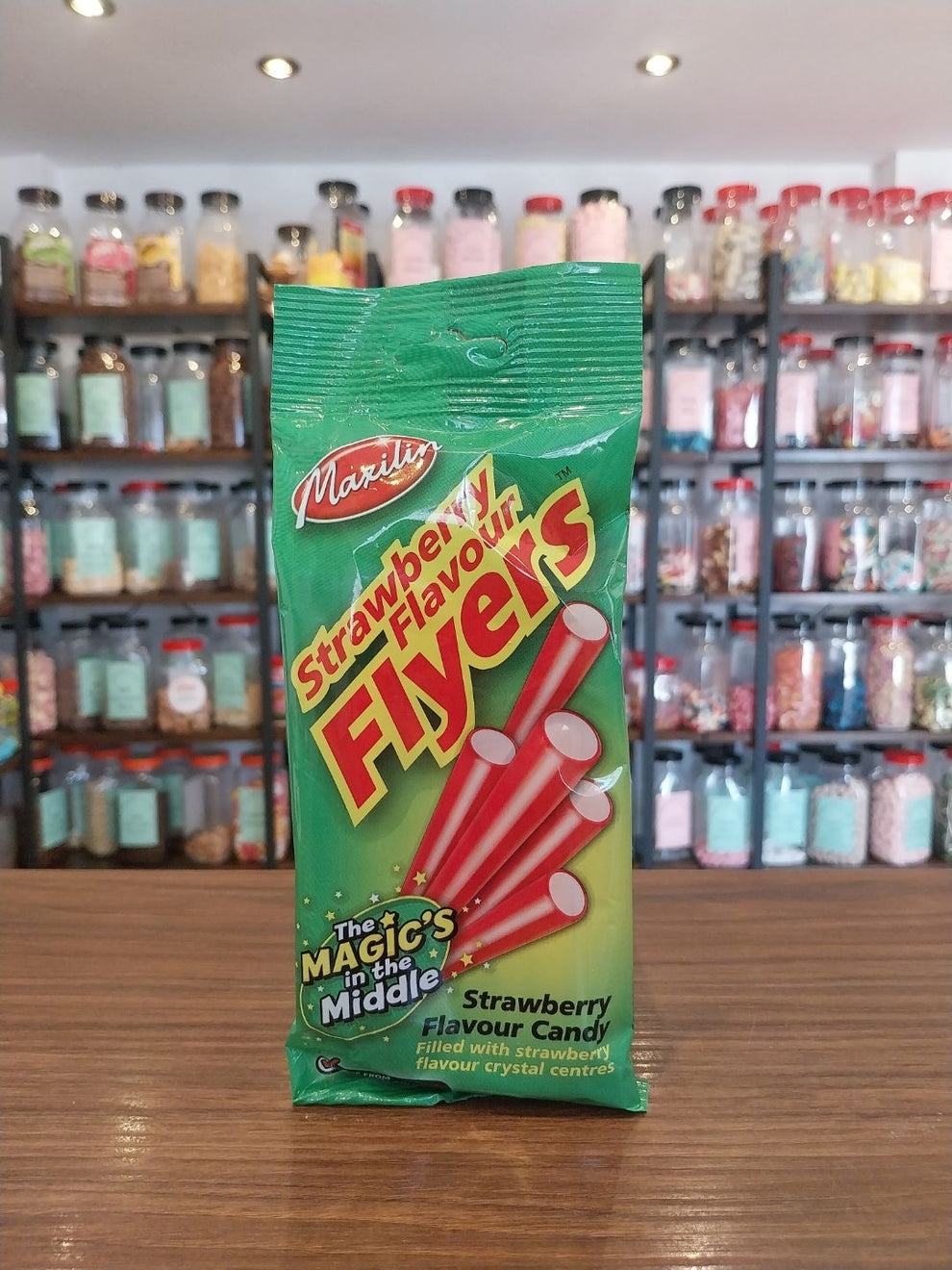 Strawberry Flyers - Strawberry flavoured sticks with strawberry flavou ...