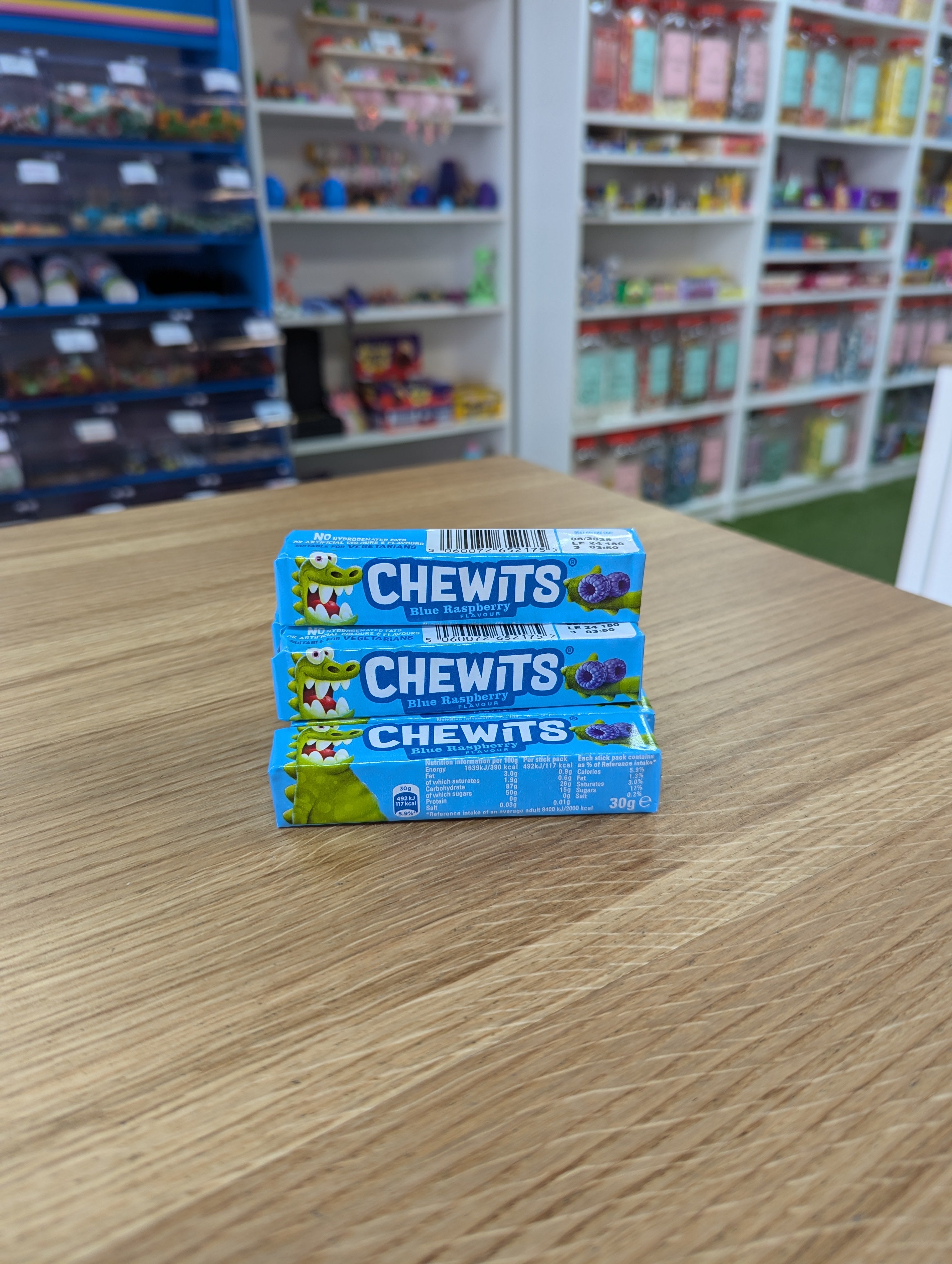 Chewits - Blue Raspberry – Arcade Sweets & Treats